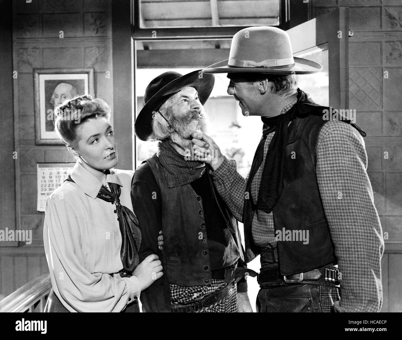 BADMAN'S TERRITORY, from left: Ann Richards, Gabby Hayes, Randolph ...
