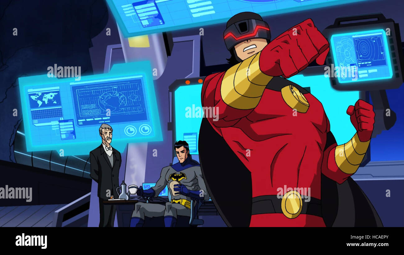 BATMAN UNLIMITED: MECH VS. MUTANTS, from left: Alfred Pennyworth ...
