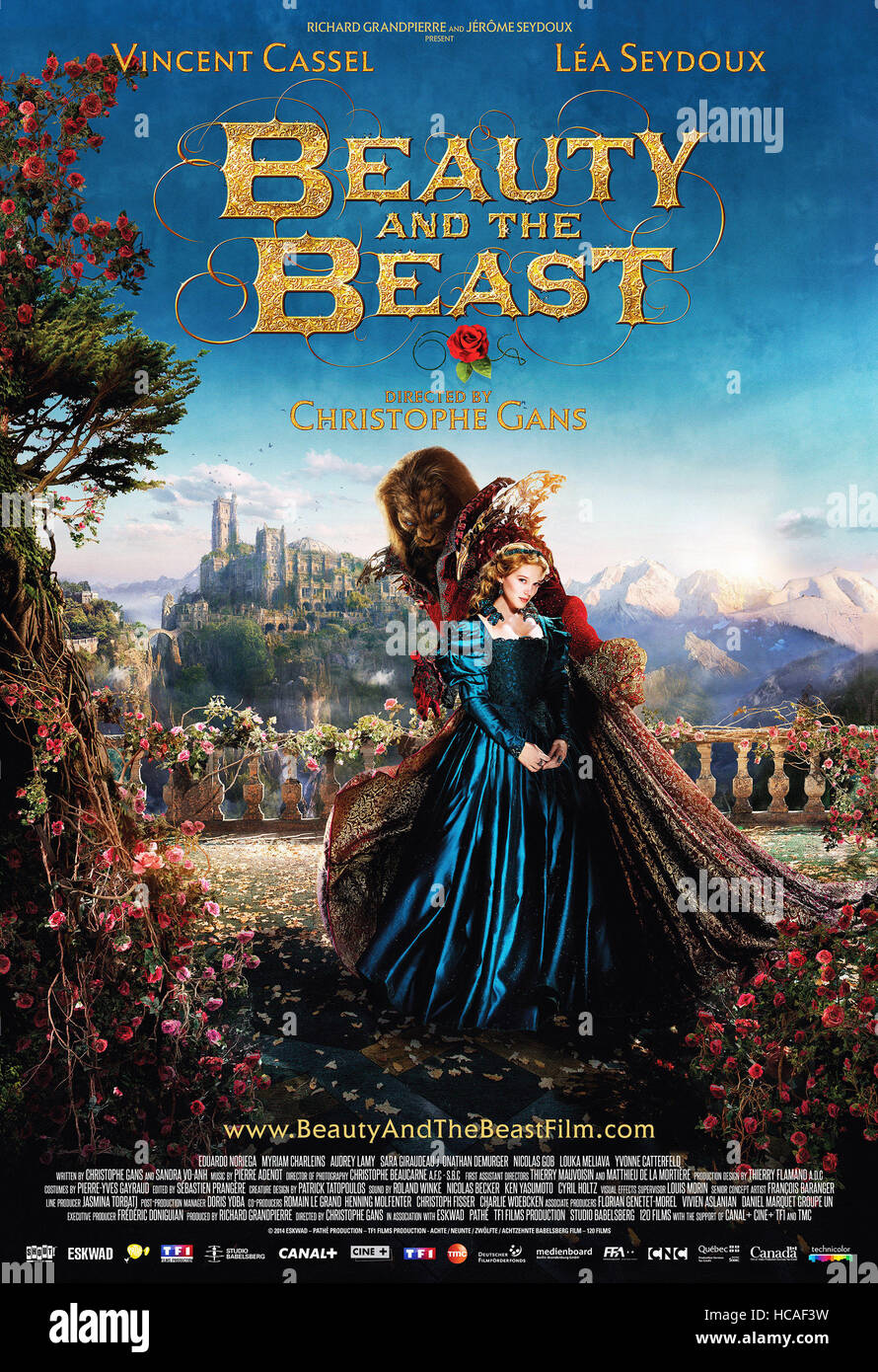 BEAUTY AND THE BEAST, (aka LA BELLE ET LE BETE), US poster art, from ...