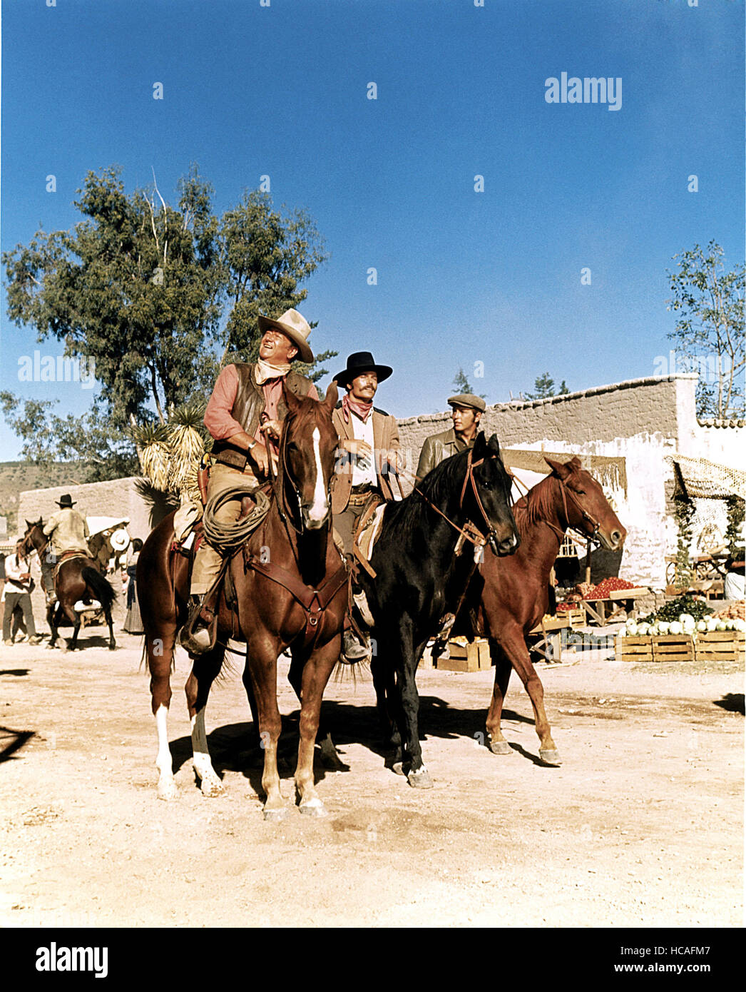 BIG JAKE, John Wayne, Patrick Wayne, Bobby Vinton, 1971 Stock Photo - Alamy