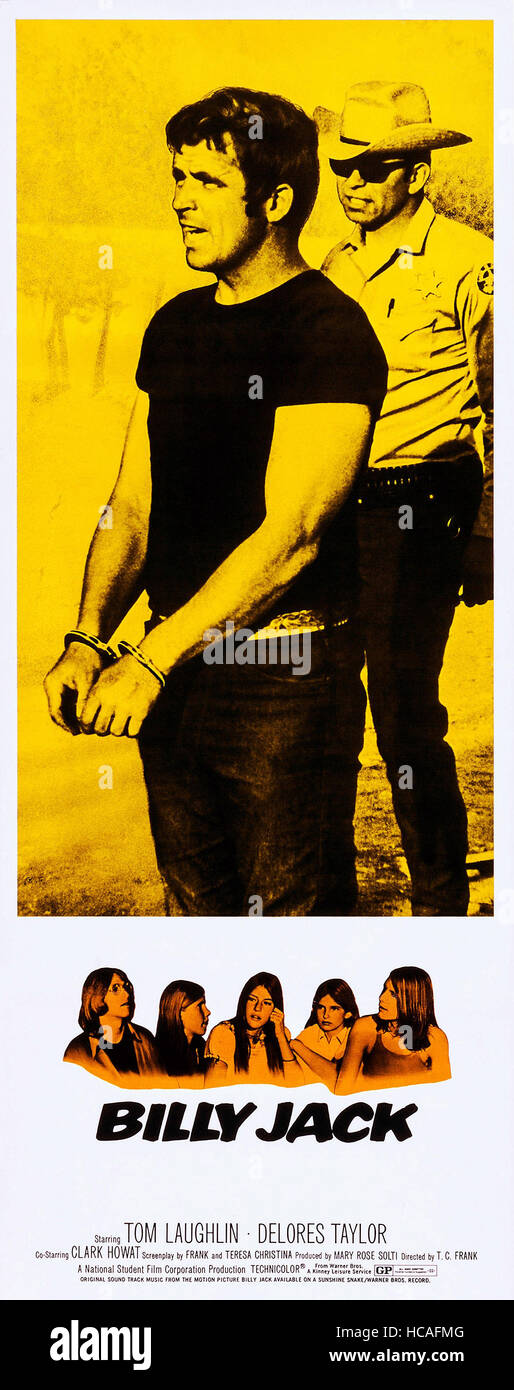 BILLY JACK, US poster, Tom Laughlin (center), 1971 Stock Photo - Alamy