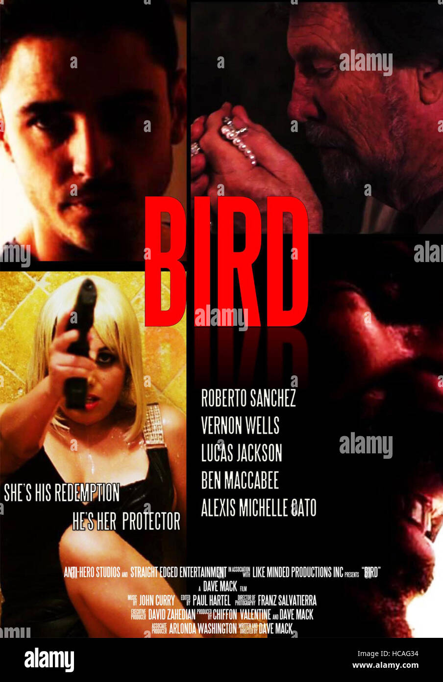 BIRD, US poster, Vernon Wells (right), Alexis Michelle Cato (bottom ...
