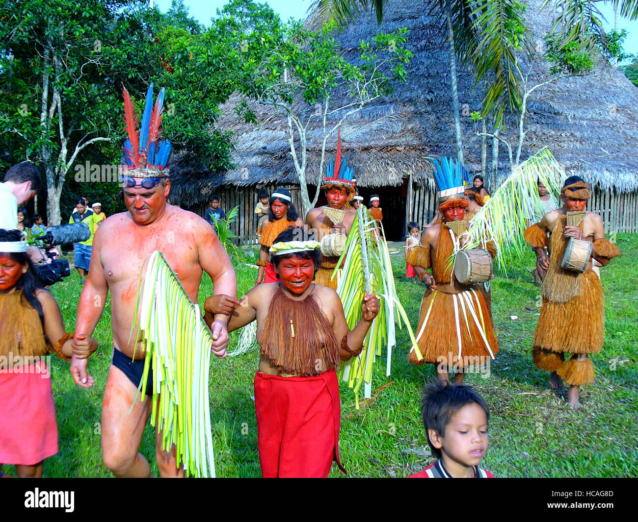 BIG RIVER MAN, Martin Strel (second from left), 2009 Stock Photo - Alamy