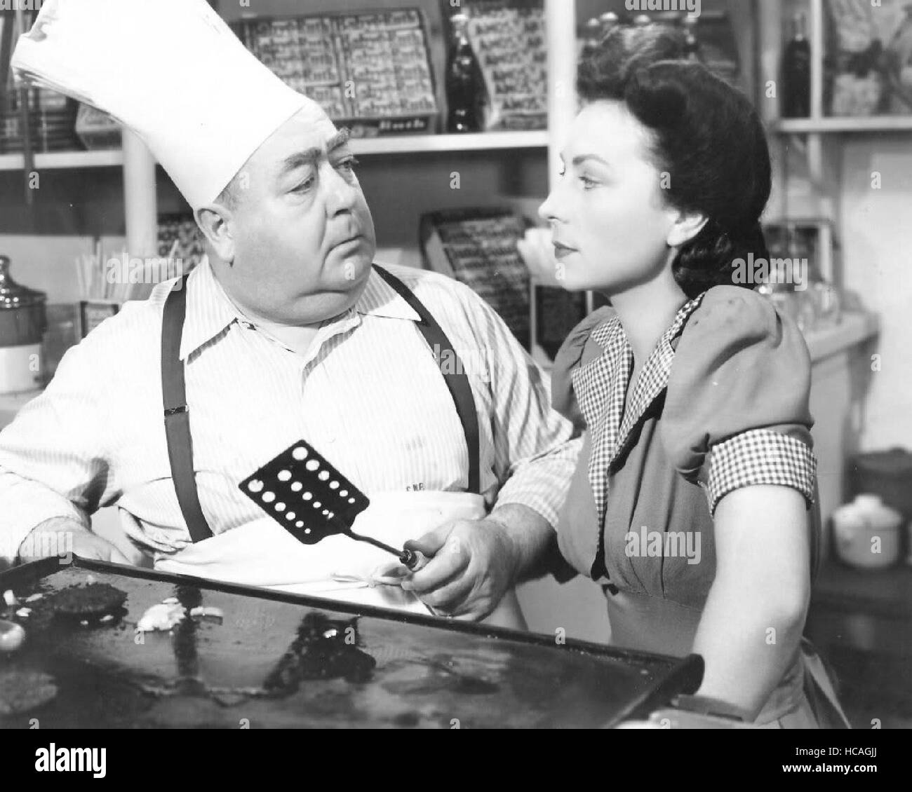 THE BIG STREET, from left: Eugene Pallette, Agnes Moorehead, 1942 Stock ...