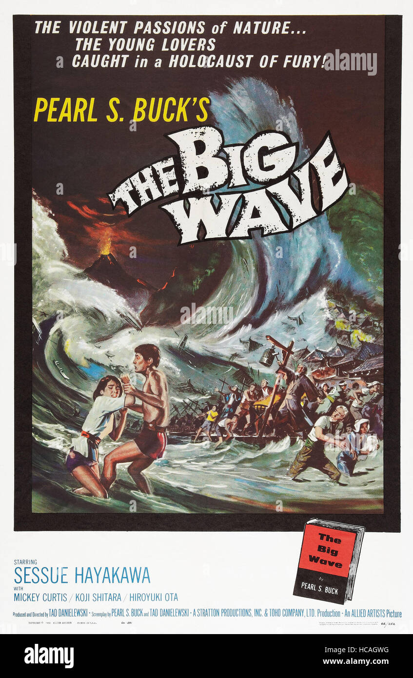 THE BIG WAVE, US poster art, 1961 Stock Photo - Alamy