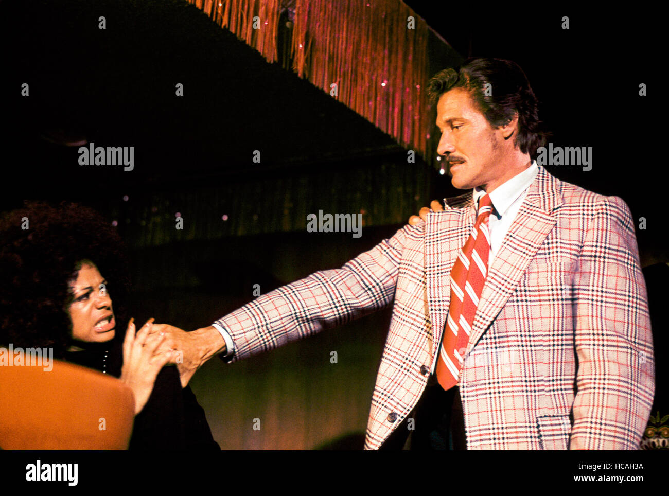 BLACK SAMSON, from left: Carol Speed, William Smith, 1974 Stock Photo ...