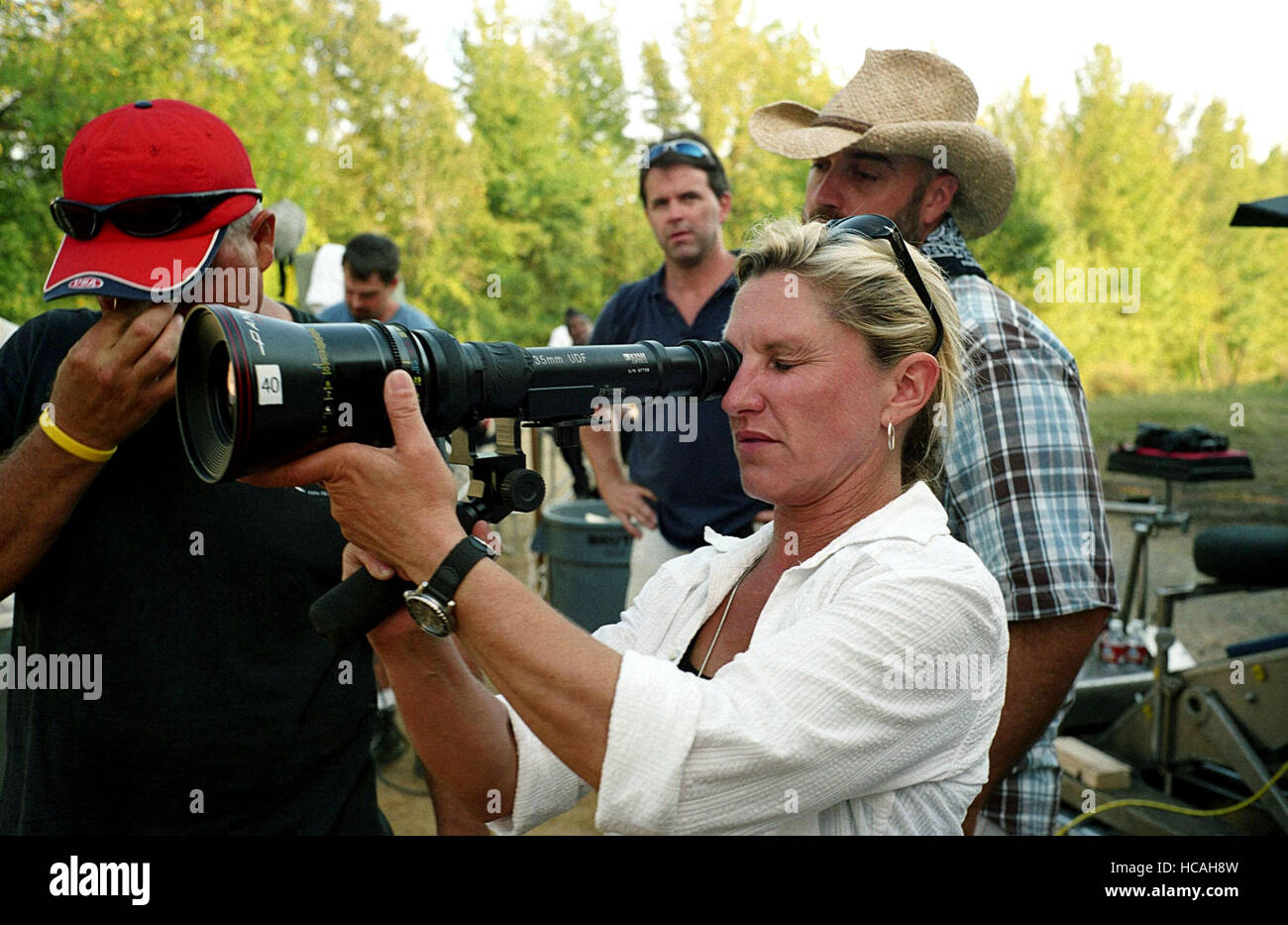 BLACK SNAKE MOAN, cinematographer Amy Vincent (center), on set, 2007 ...