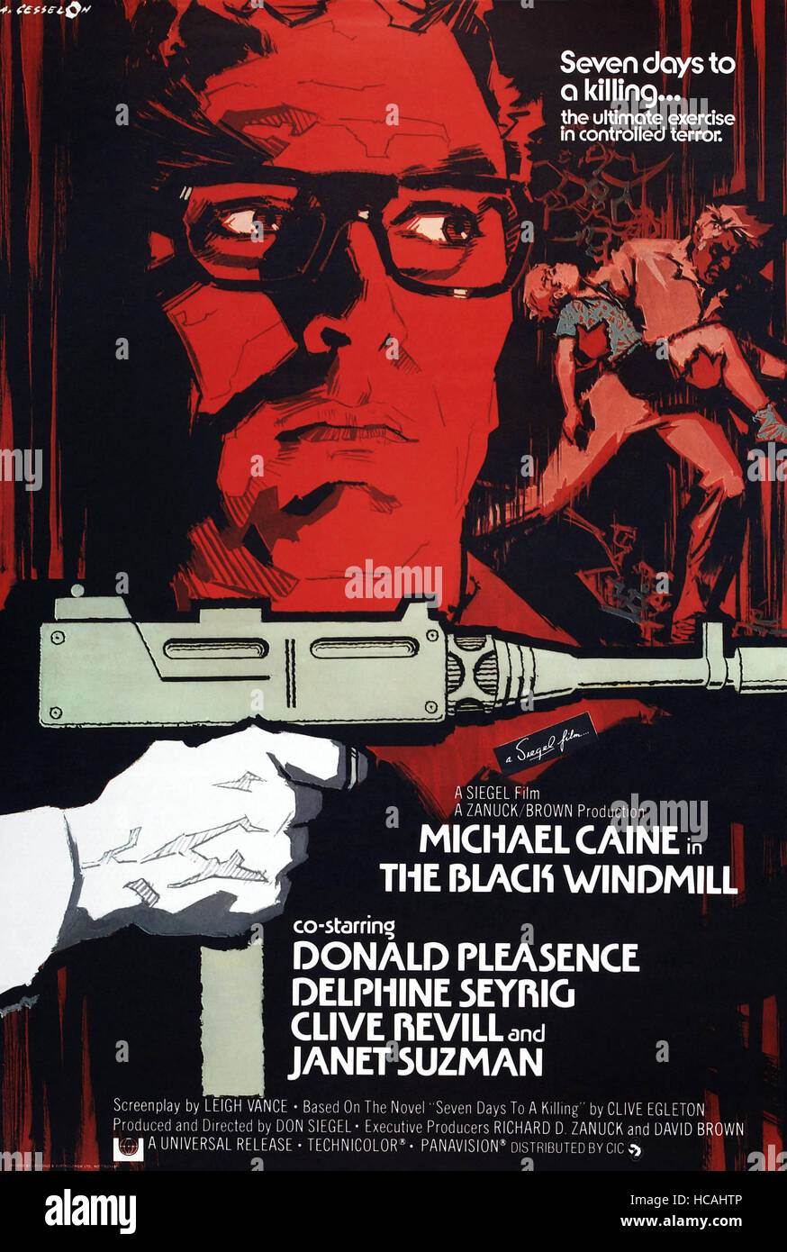 THE BLACK WINDMILL, US poster art, Michael Caine, 1974 Stock Photo - Alamy