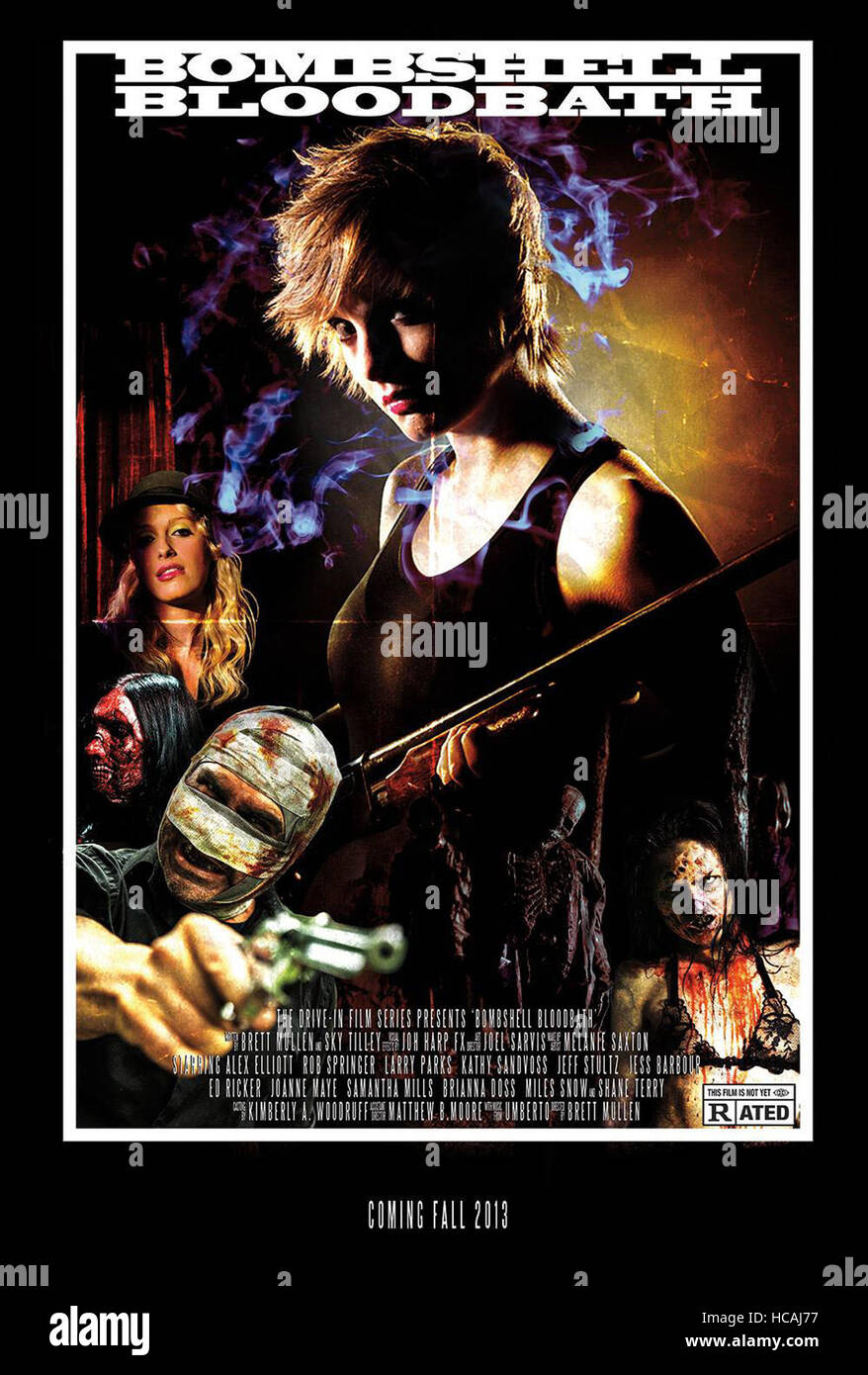 BOMBSHELL BLOODBATH, advance poster art, 2014 Stock Photo - Alamy
