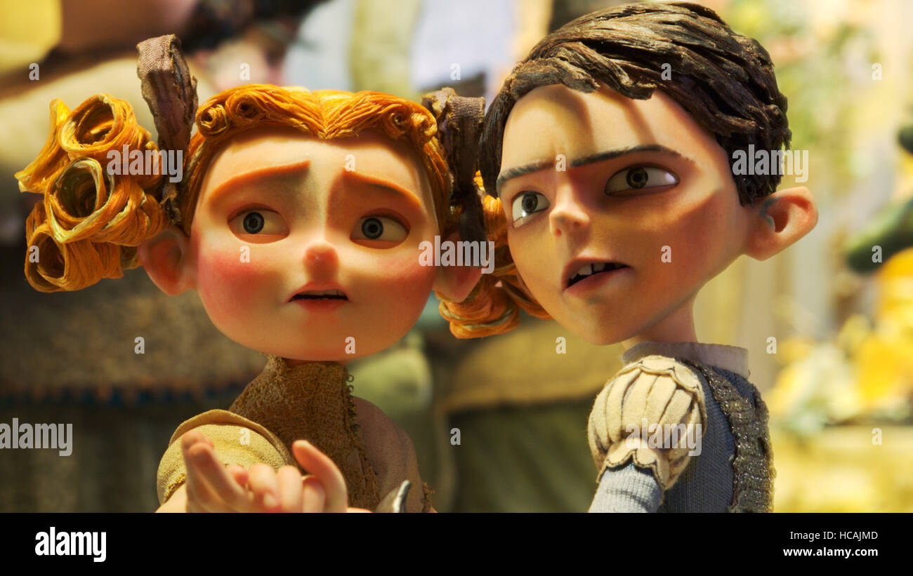 THE BOXTROLLS, from left: Winnie (voice: Elle Fanning), Eggs (voice ...