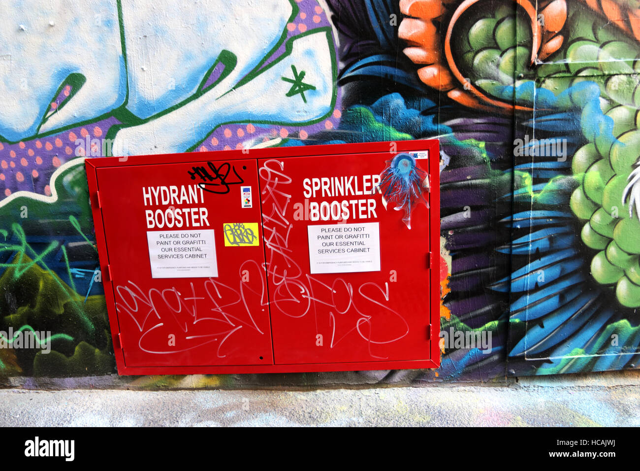 Fire hydrant booster cabinet hi-res stock photography and images - Alamy