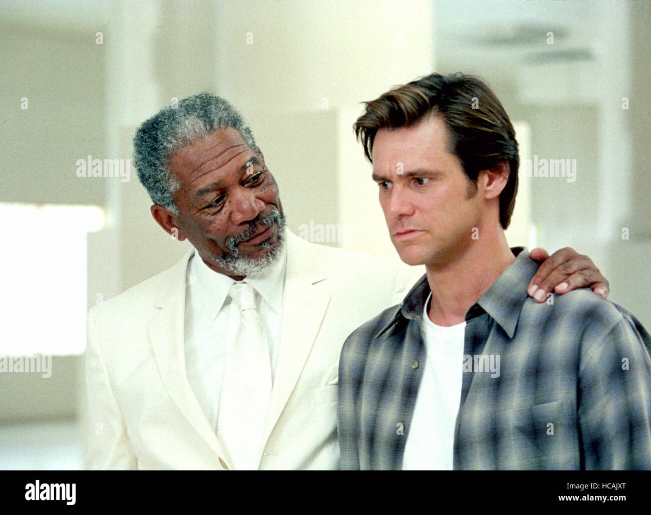 BRUCE ALMIGHTY, Morgan Freeman, Jim Carrey, 2003, (c) Universal ...