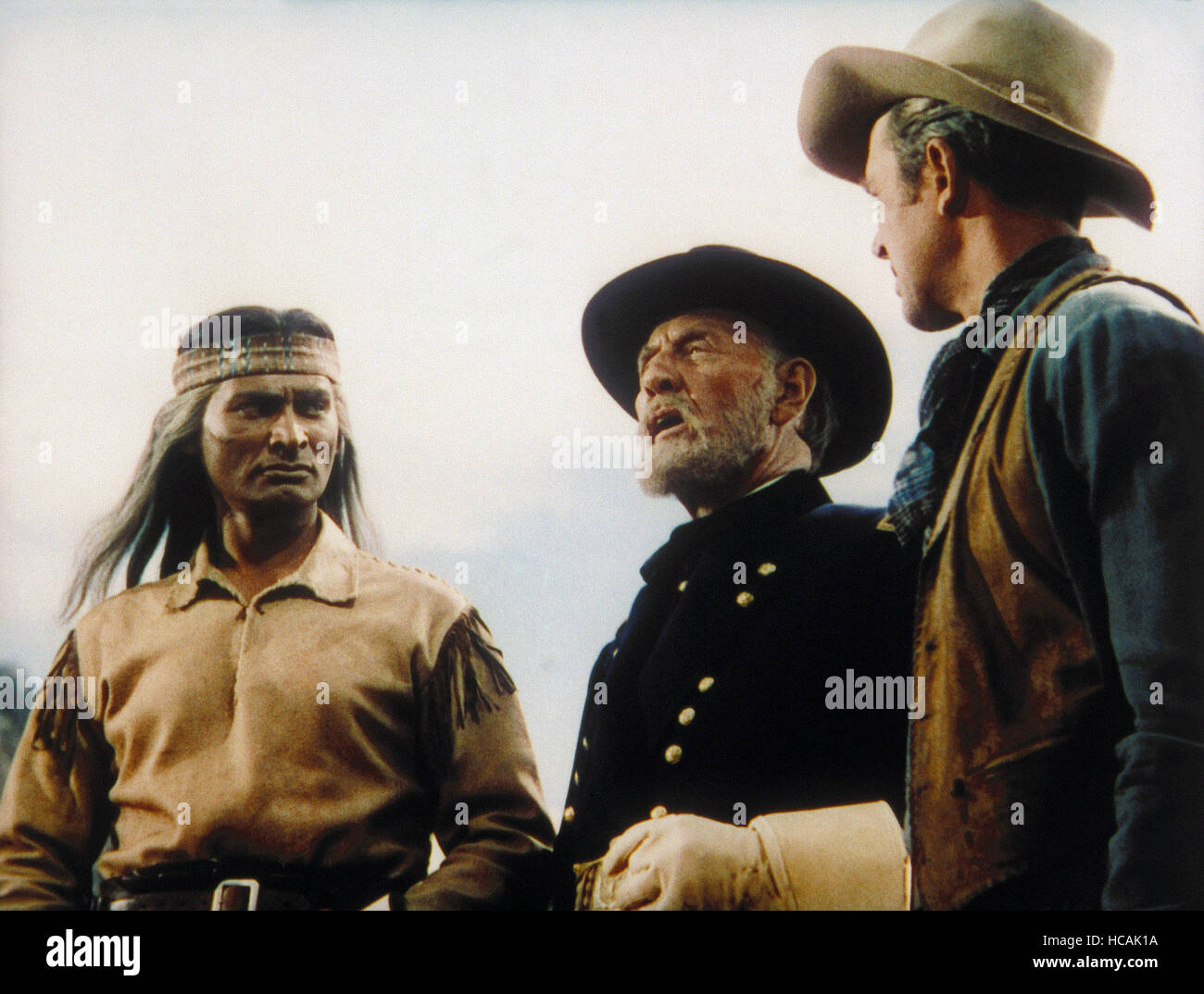 BROKEN ARROW, Jeff Chandler as Cochise, Basil Ruysdael, James Stewart ...