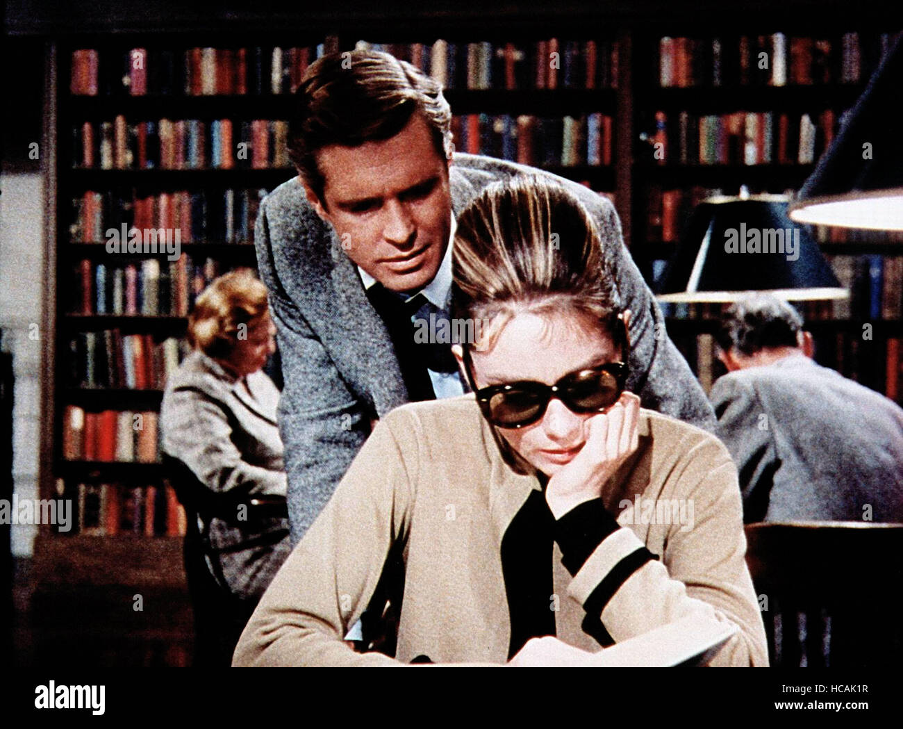 BREAKFAST AT TIFFANY'S George Peppard, Audrey Hepburn, 1961 Stock Photo ...