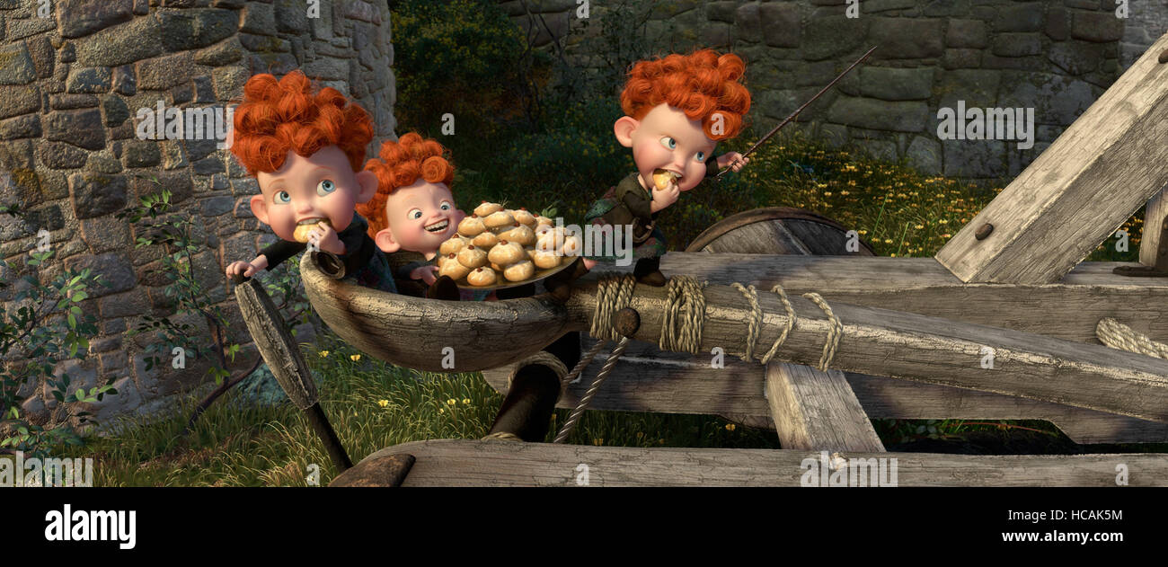BRAVE, from left: Harris, Hubert, Hamish, 2012. ©Walt Disney Pictures ...