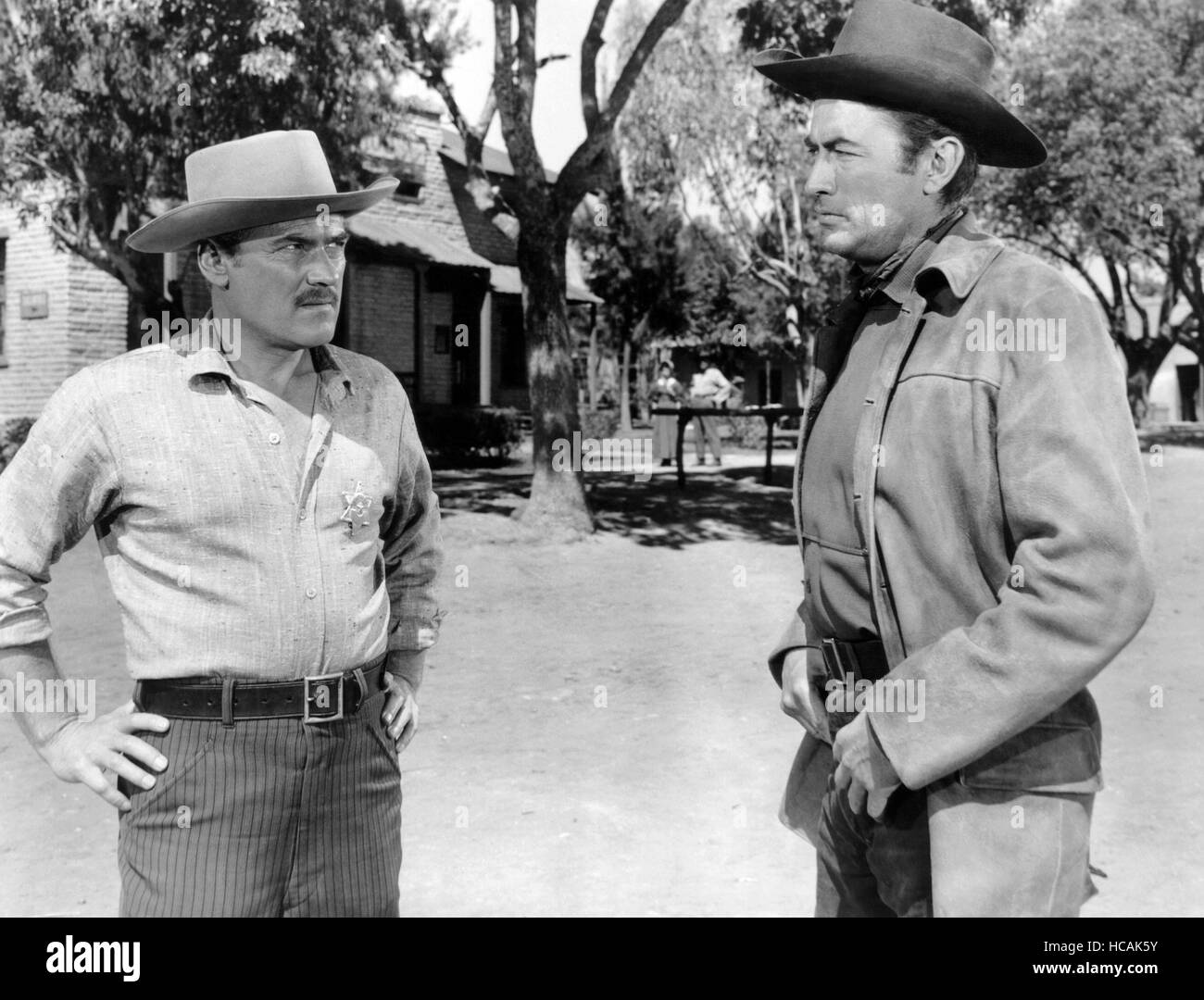 THE BRAVADOS, from left: Herbert Rudley, Gregory Peck, 1958, TM and ...