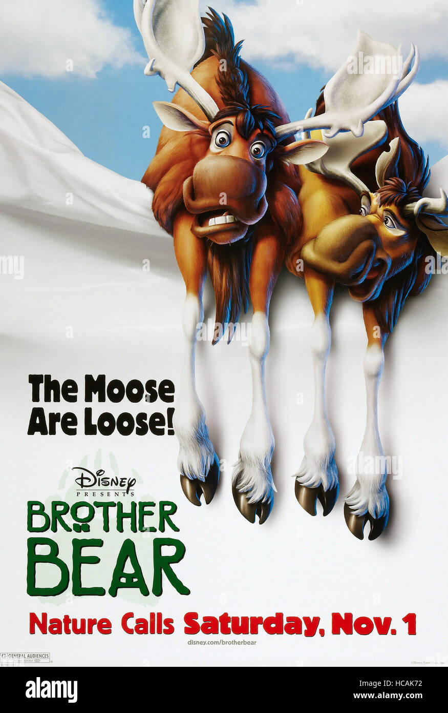 BROTHER BEAR, US advance poster art, 2003. ©Buena Vista Pictures ...