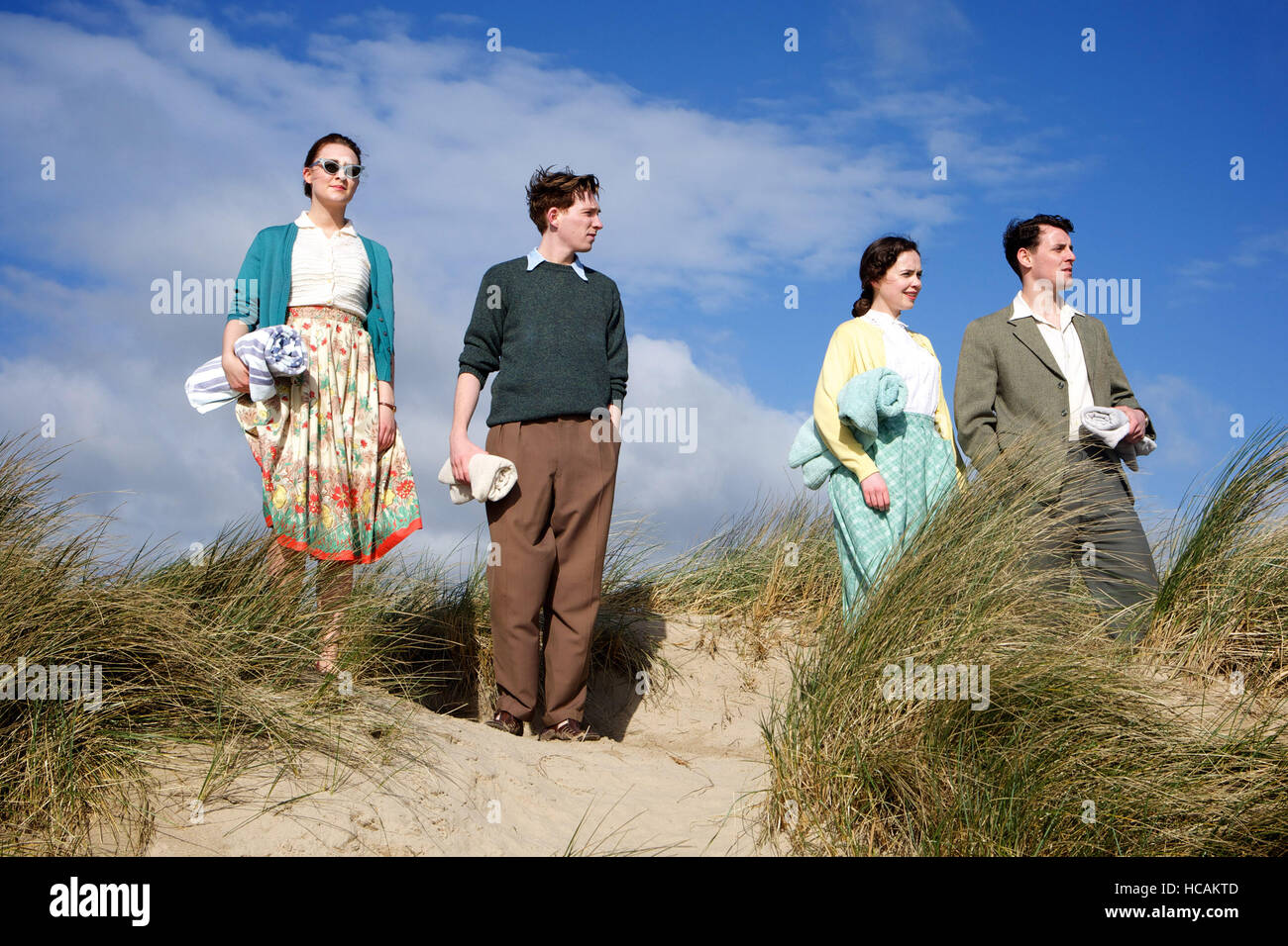 BROOKLYN, from left: Saoirse Ronan, Domhnall Gleeson, Eileen O'Higgins ...