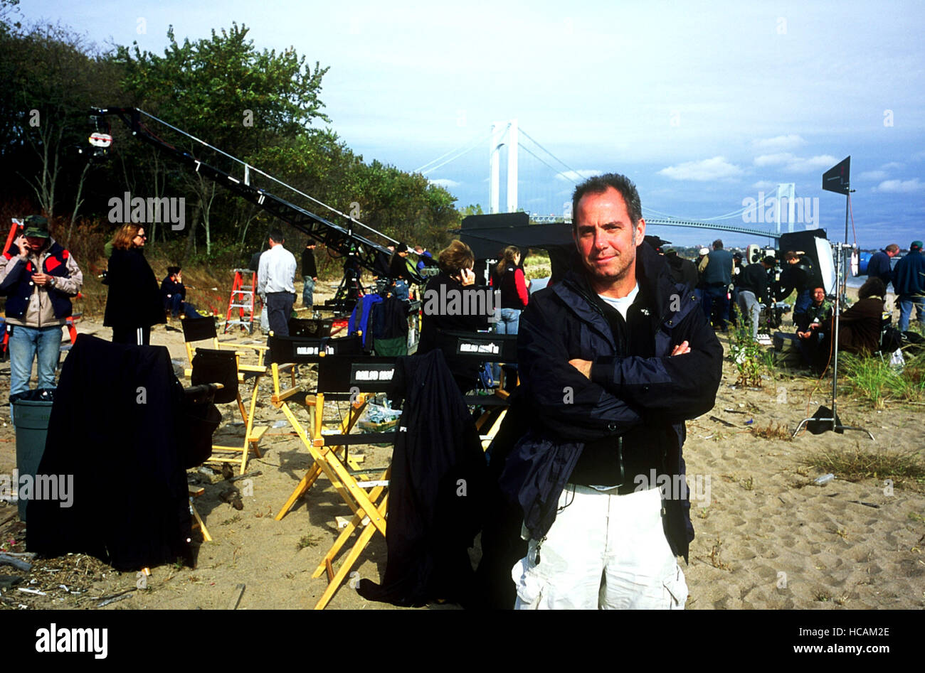 BROOKLYN RULES, director Michael Corrente (foreground), on set, 2007 ...