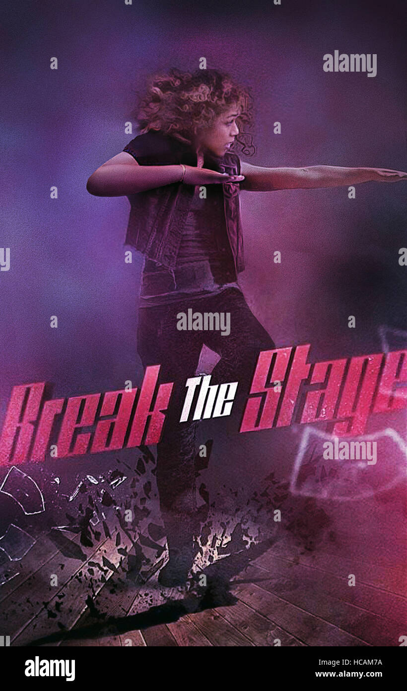 BREAK THE STAGE, poster art, Katrina Rose Tandy, 2016 Stock Photo - Alamy