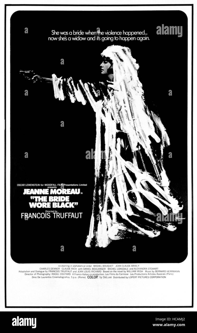 THE BRIDE WORE BLACK, (aka LA MARIEE ETAIT EN NOIR), 1968 Stock Photo ...