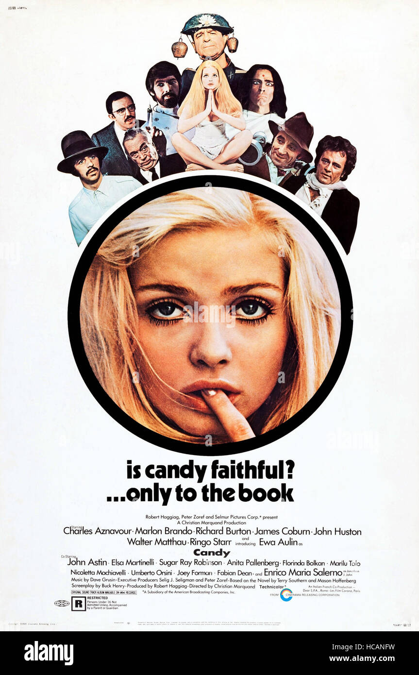 CANDY, US poster art, top left to right: Ringo Starr, John Astin, John ...