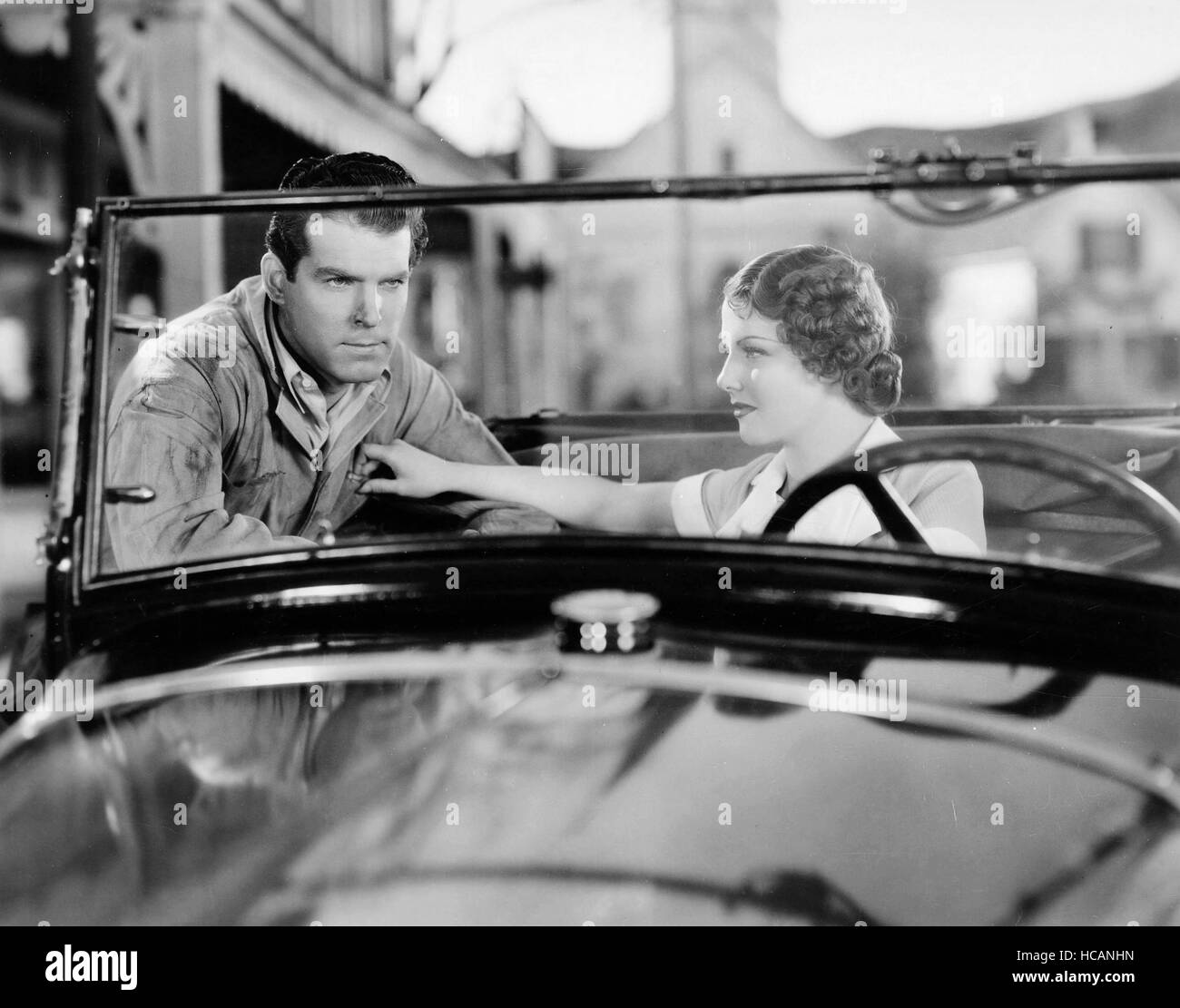 CAR 99, from left: Fred MacMurray, Ann Sheridan, 1935 Stock Photo - Alamy