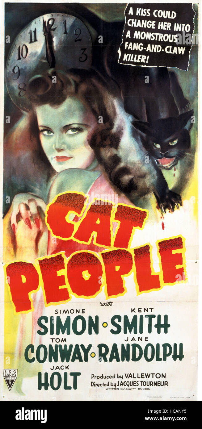 CAT PEOPLE, Simone Simon, 1942 Stock Photo - Alamy
