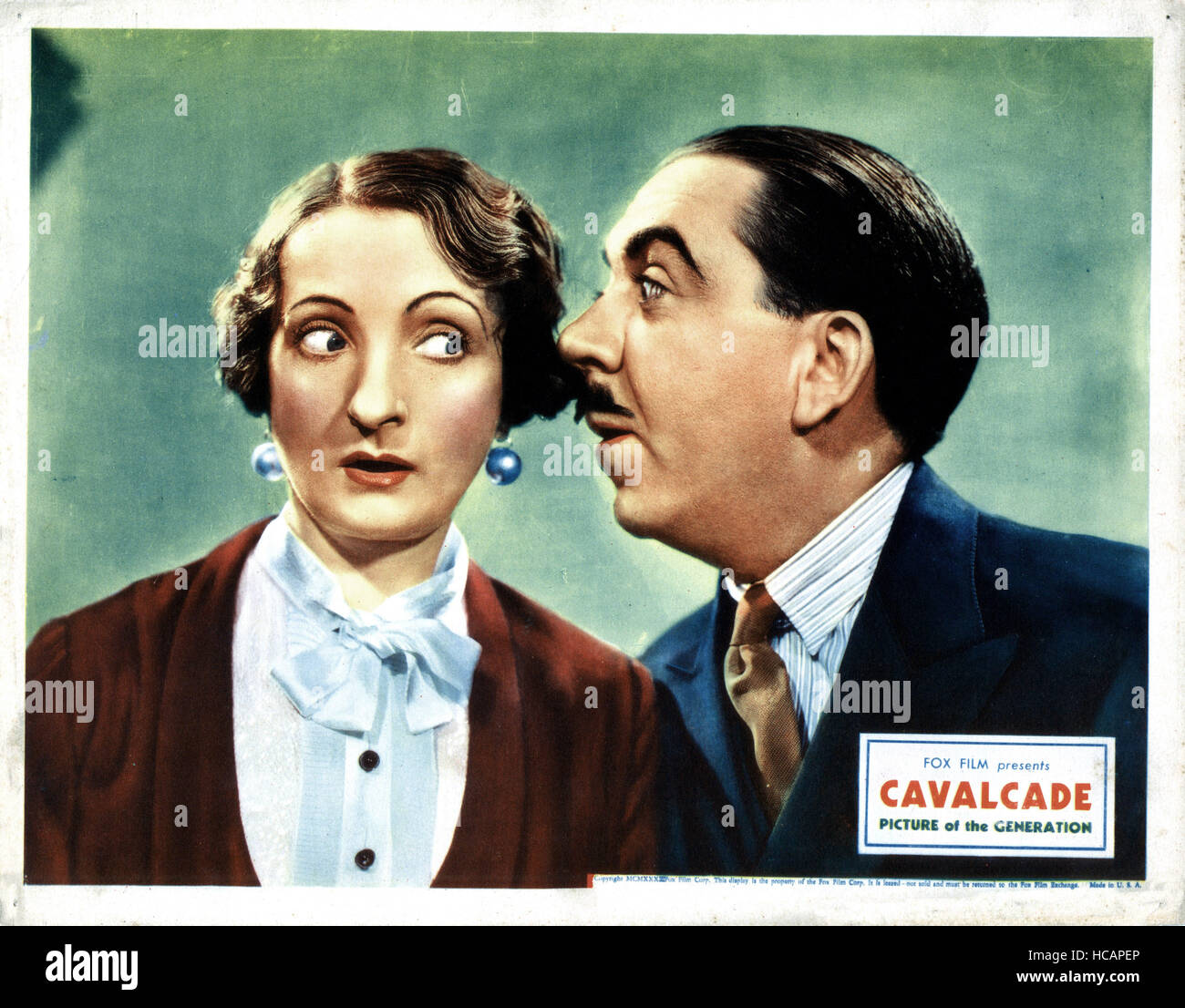 CAVALCADE, from left, Una O'Connor, Herbert Mundin, 1933, TM and ...