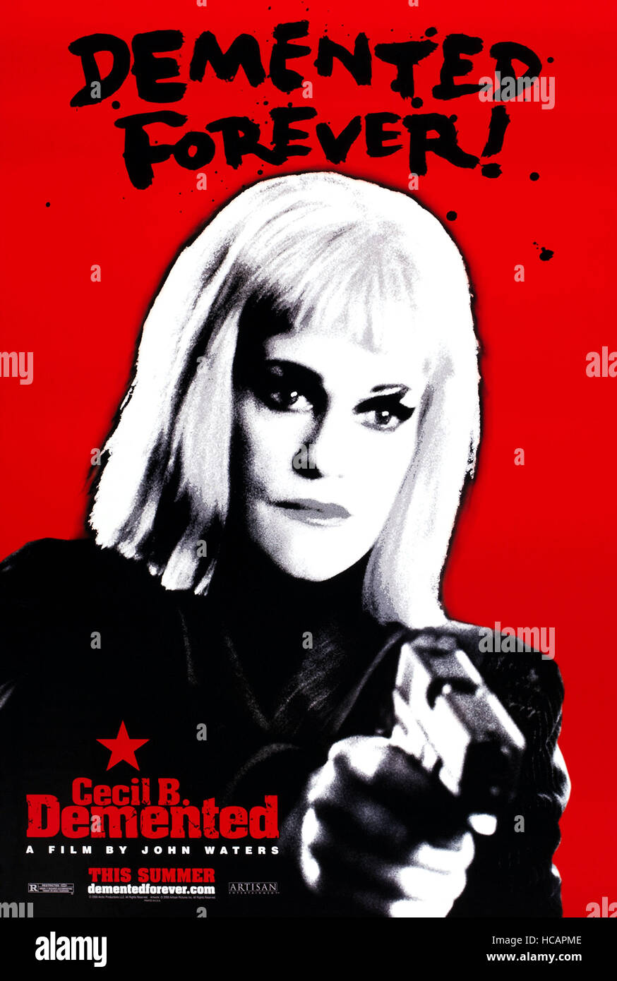 CECIL B. DEMENTED, US advance poster art, Melanie Griffith, 2000 ...