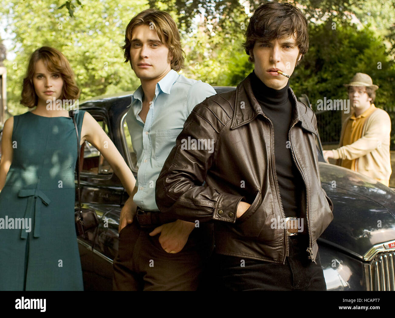 CEMETERY JUNCTION, from left: Felicity Jones, Christian Cooke, Tom ...
