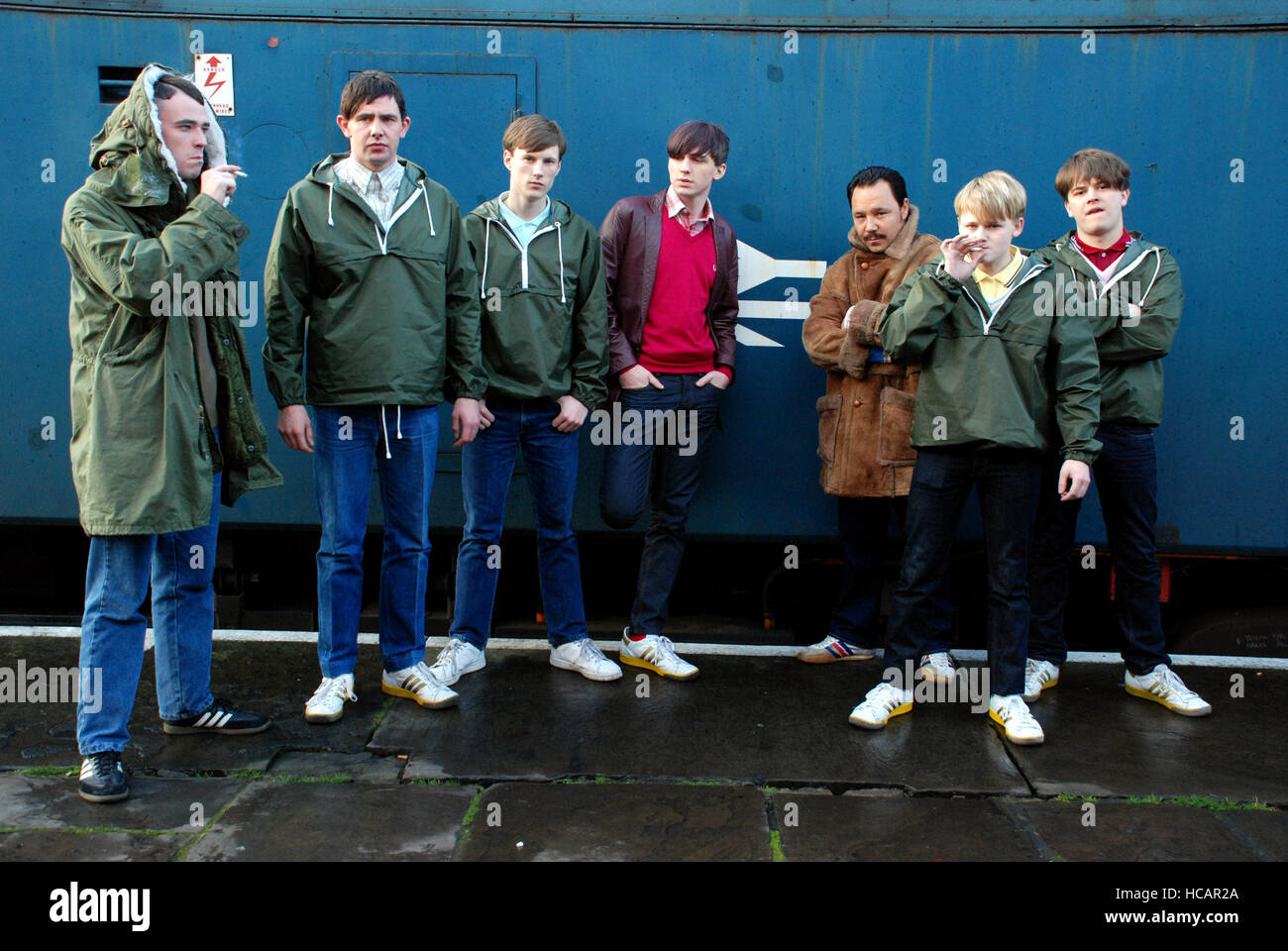 AWAYDAYS, from left: Michael Ryan, Sean Ward, Nicky Bell, Liam Boyle ...