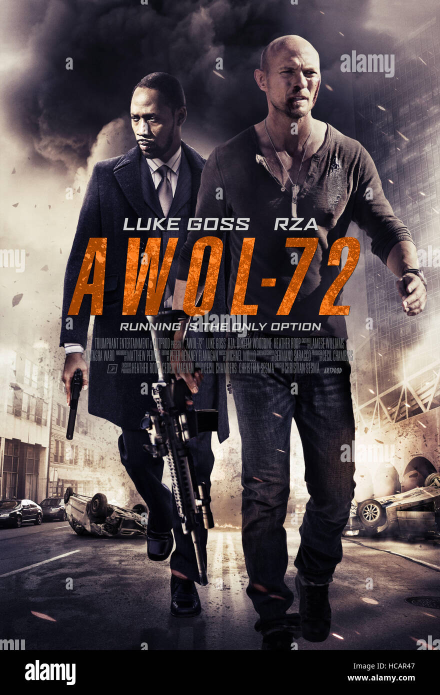 AWOL-72, poster, from left: RZA, Luke Goss, 2015. ©ArtProd/Courtesy ...