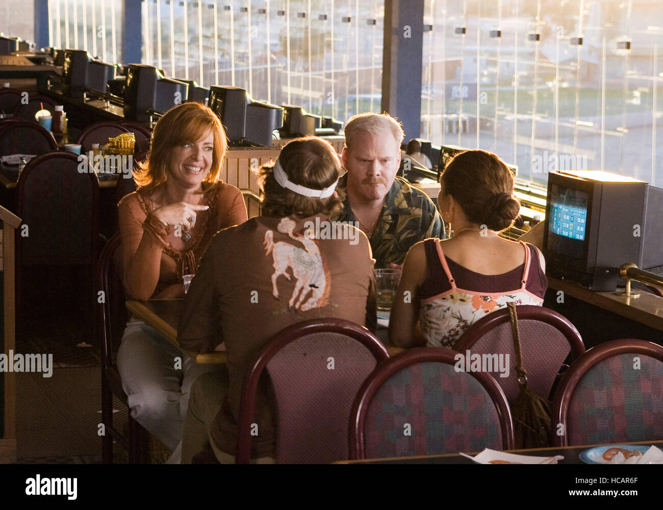 AWAY WE GO, Allison Janney (left), Jim Gaffigan (back right), 2009. Ph ...