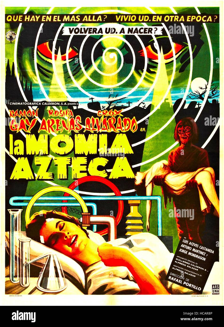 AZTEC MUMMY, (aka LA MOMIA AZTECA), Mexican poster, Rosa Arenas (aka ...