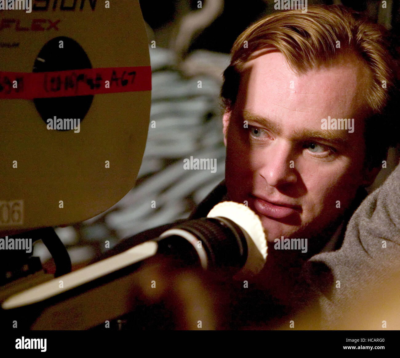 BATMAN BEGINS, director Christopher Nolan on set, 2005, (c) Warner ...