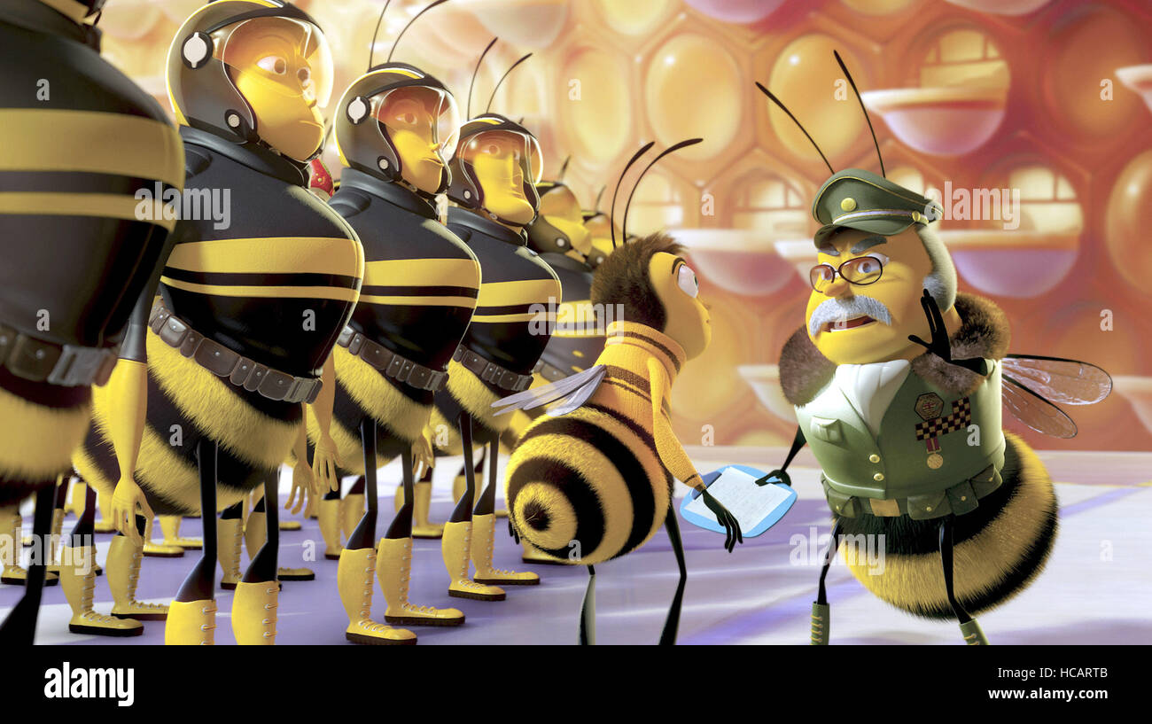 BEE MOVIE, right: Barry B. Benson (voice: Jerry Seinfeld), Lou Lo Duca ...