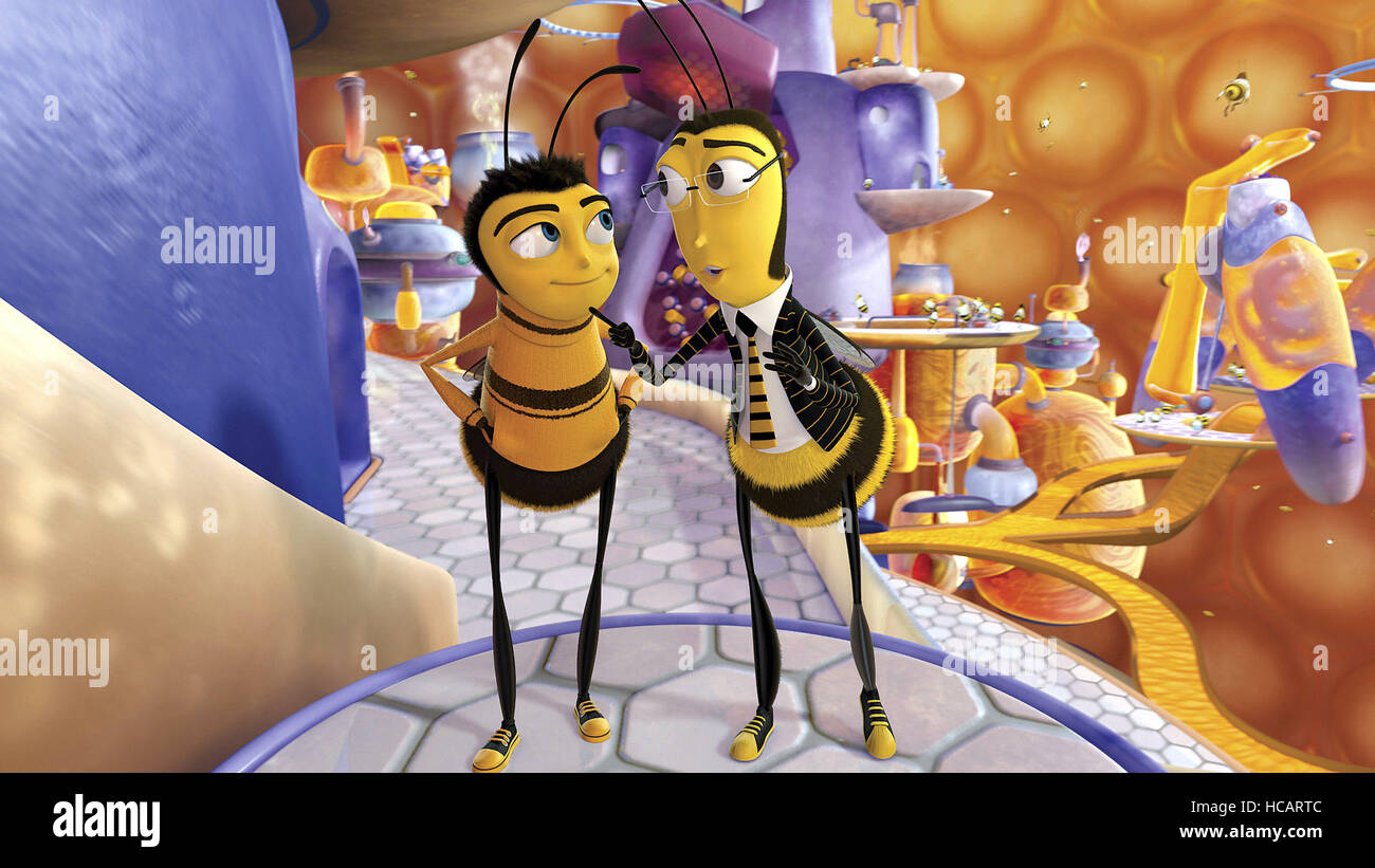 BEE MOVIE, Barry B. Benson (voice: Jerry Seinfeld), Adam Flayman (voice ...