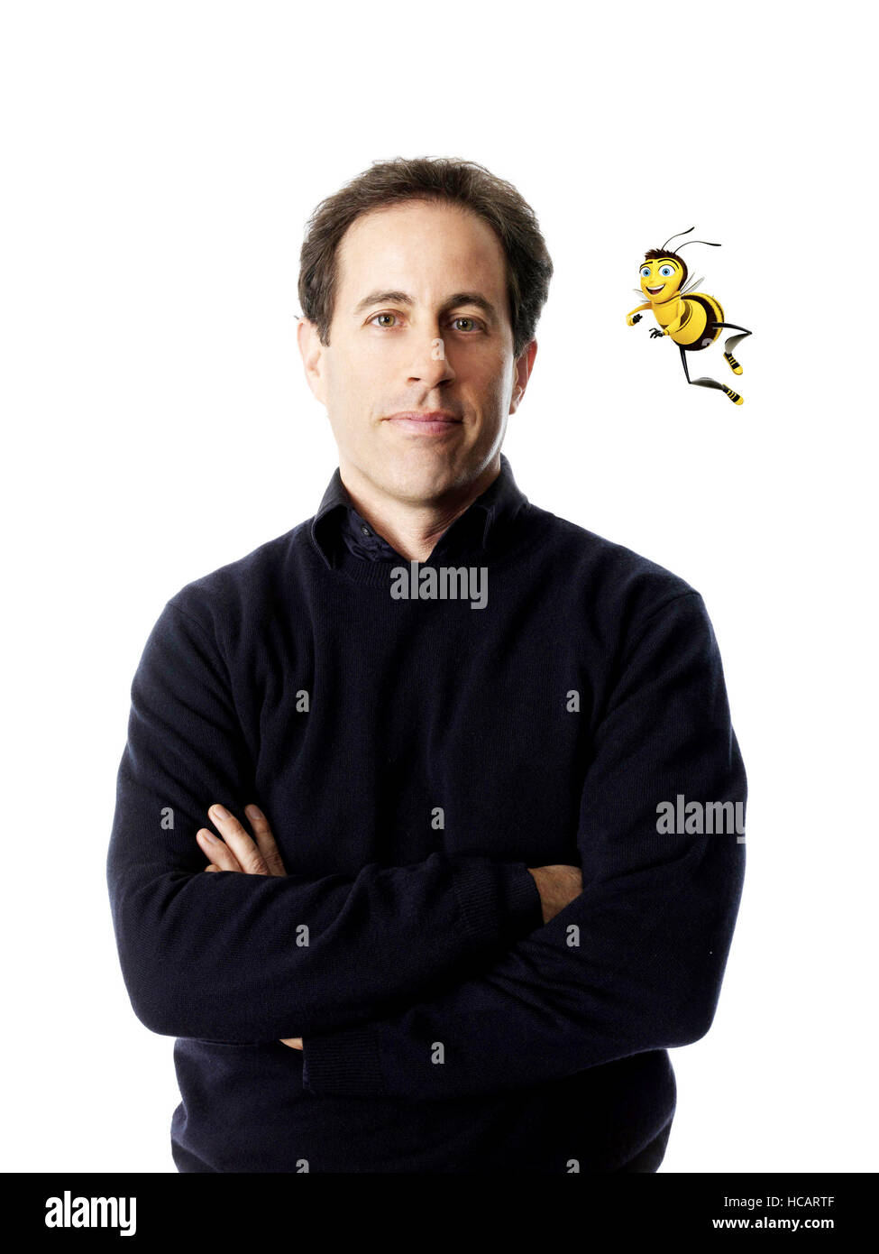 BEE MOVIE, Jerry Seinfeld (voice of Barry B. Benson, right), on set ...