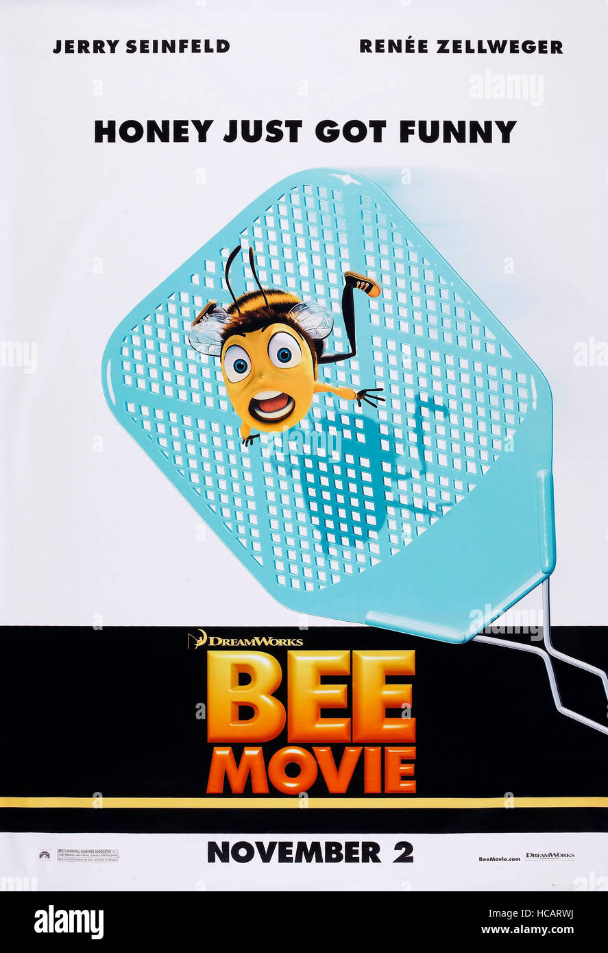 BEE MOVIE, US advance poster art, Barry B. Benson (voice: Jerry ...