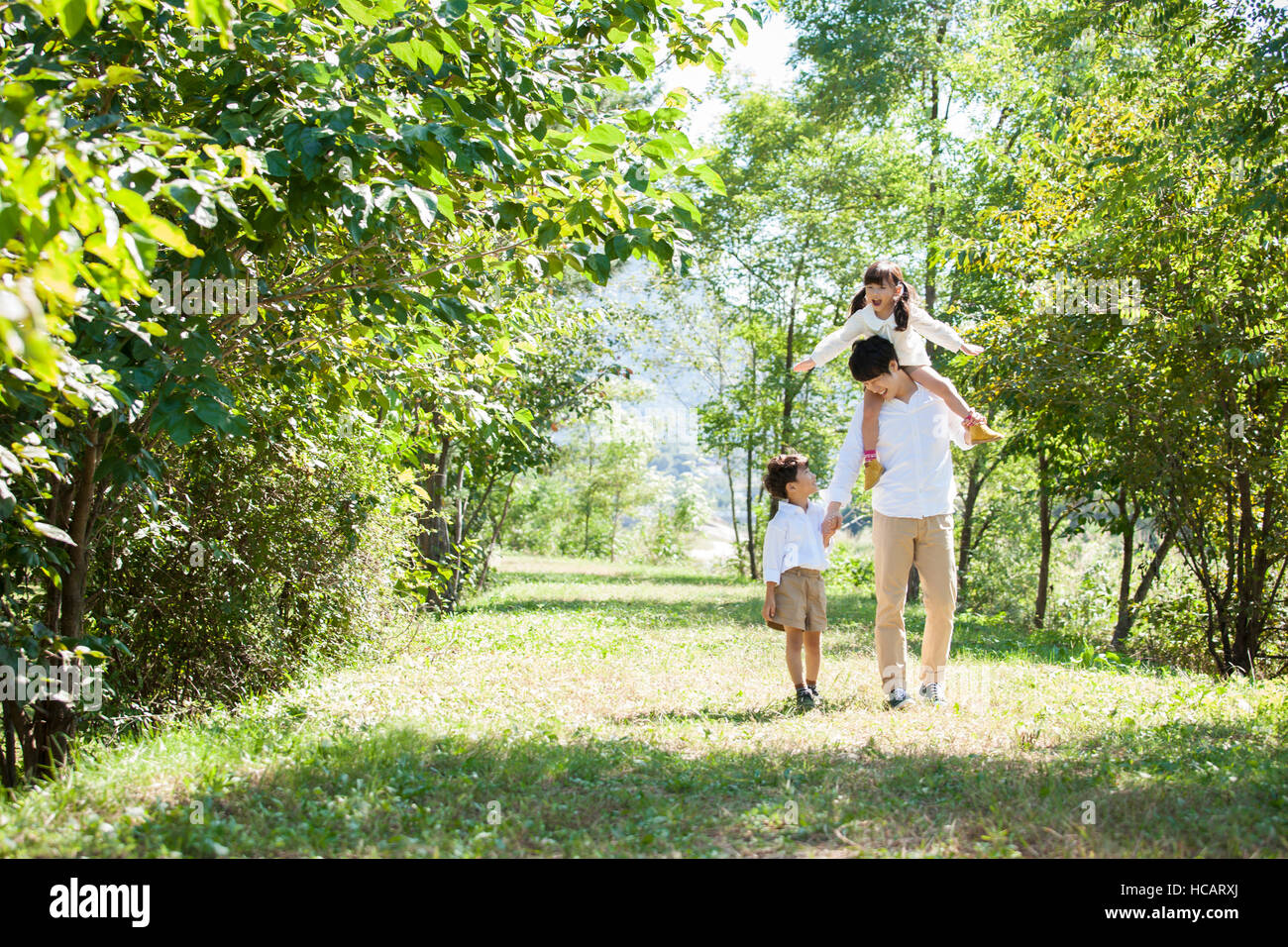 Father walking with his son hi-res stock photography and images - Alamy