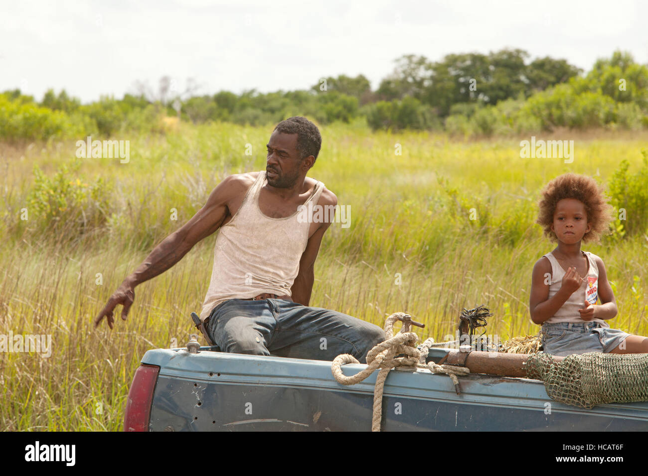 BEASTS OF THE SOUTHERN WILD, from left: Dwight Henry, Quvenzhane Wallis ...