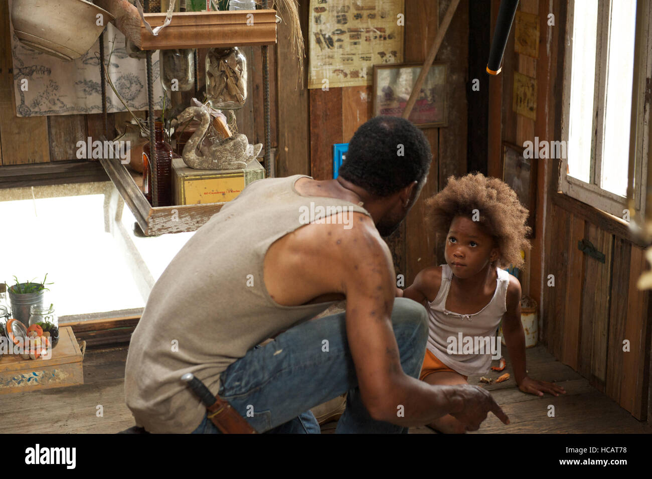 BEASTS OF THE SOUTHERN WILD, from left: Dwight Henry, Quvenzhane Wallis ...