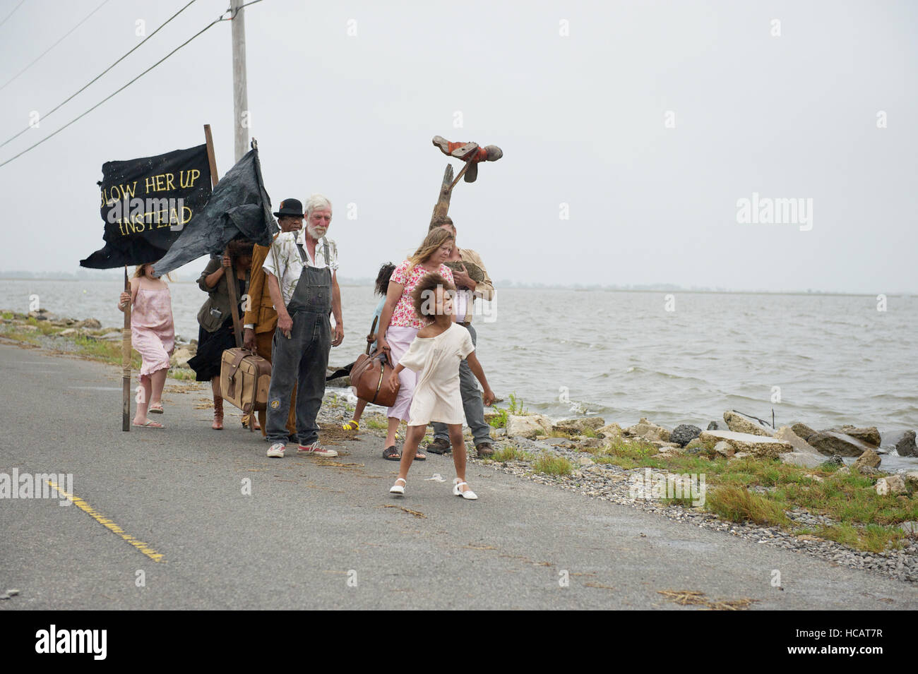 BEASTS OF THE SOUTHERN WILD, foreground: Quvenzhane Wallis; background ...