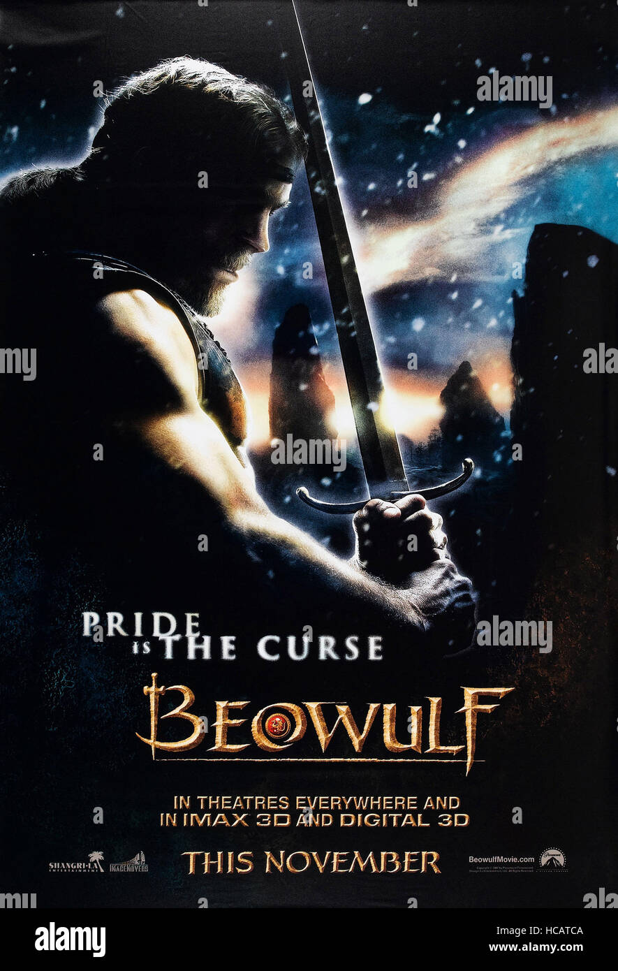 BEOWULF, US advance poster art, Ray Winstone, 2007. ©Paramount/Courtesy ...