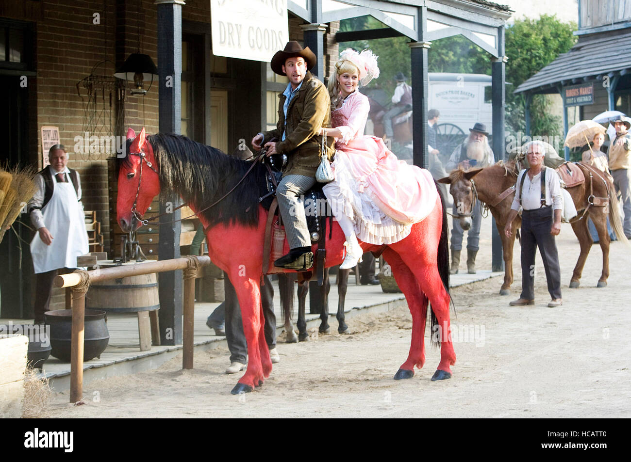 BEDTIME STORIES, on horse, from left: Adam Sandler, Teresa Palmer, 2008 ...