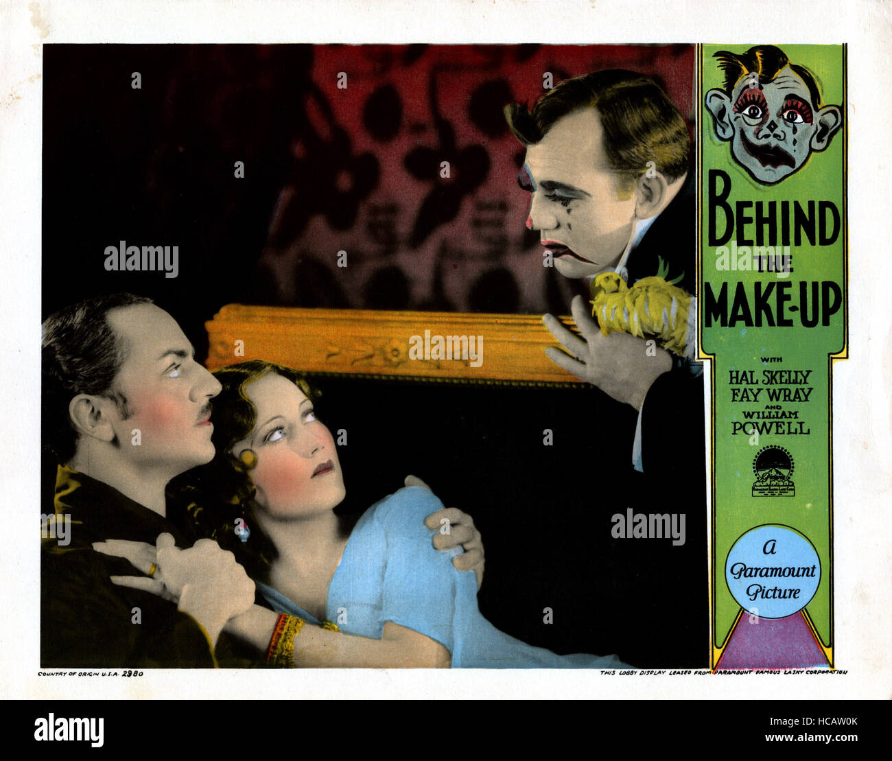 BEHIND THE MAKE-UP, from left, William Powell, Fay Wray, Hal Skelly ...