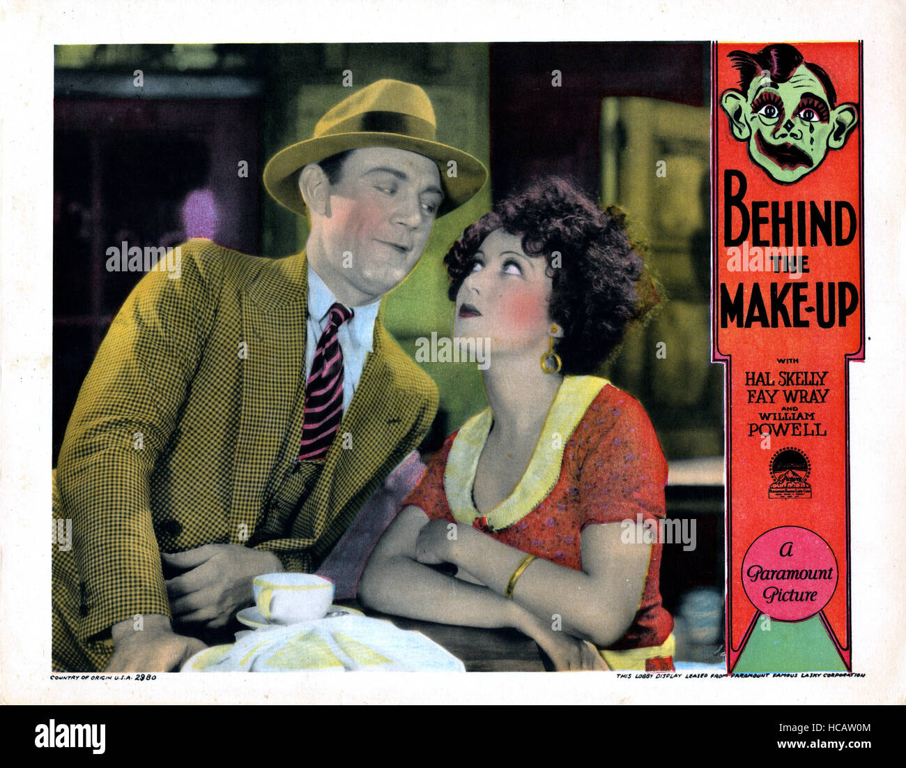 BEHIND THE MAKE-UP, from left, Hal Skelly, Fay Wray, 1930 Stock Photo ...