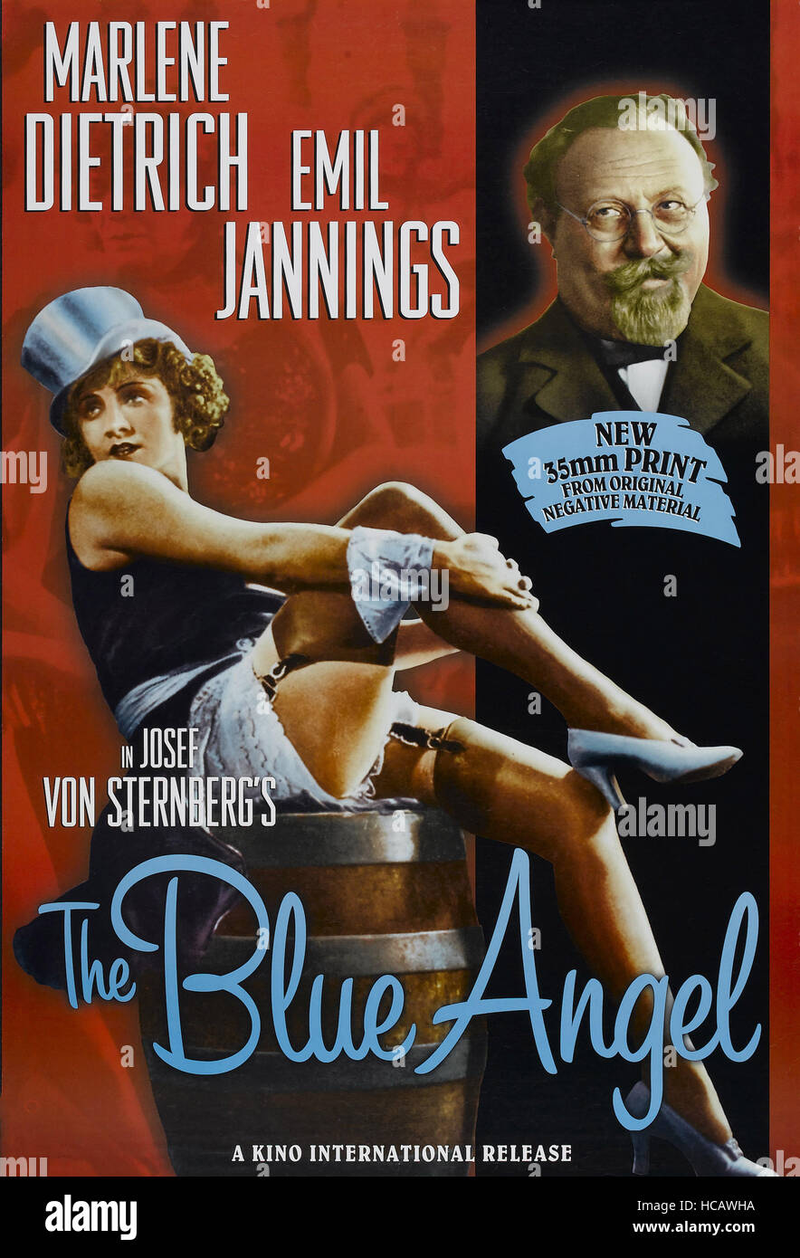 THE BLUE ANGEL, US poster art, from left: Marlene Dietrich, Emil ...