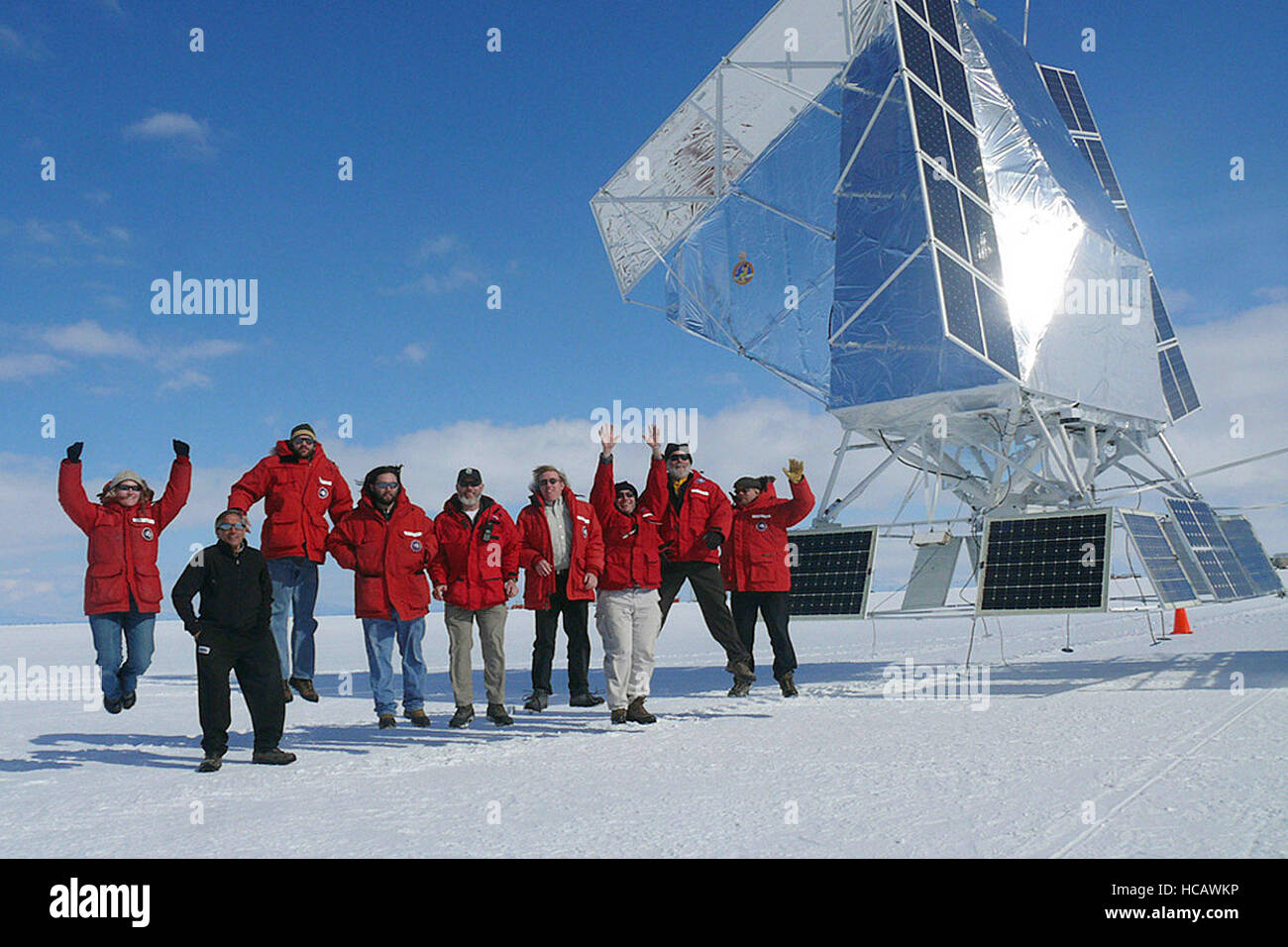 BLAST!, Marie Rex (left), Mark Devlin (center, gray beard), on set ...